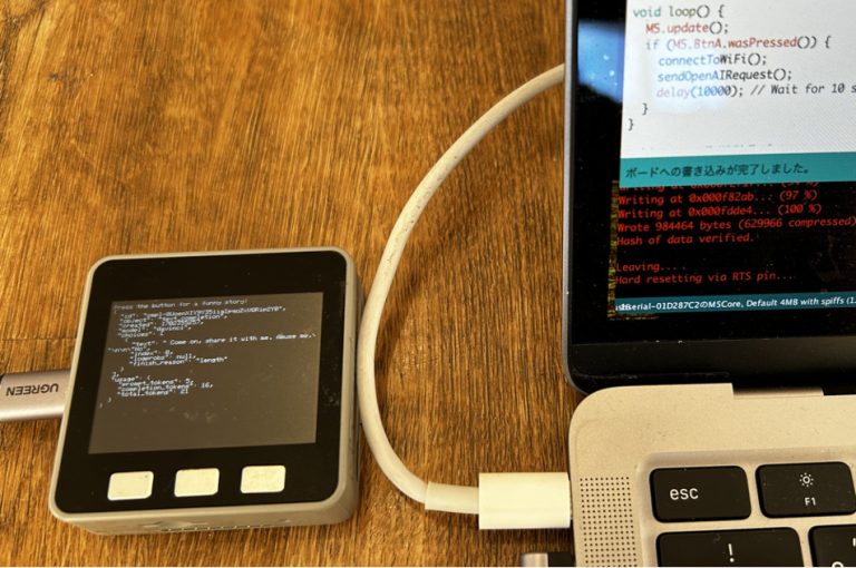 M5StackとChatGPTで作るAIベースのストーリーテリング装置【前編】 | Device Plus - デバプラ