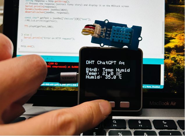 M5StackとChatGPTで作るAIベースのストーリーテリング装置【後編】 | Device Plus - デバプラ
